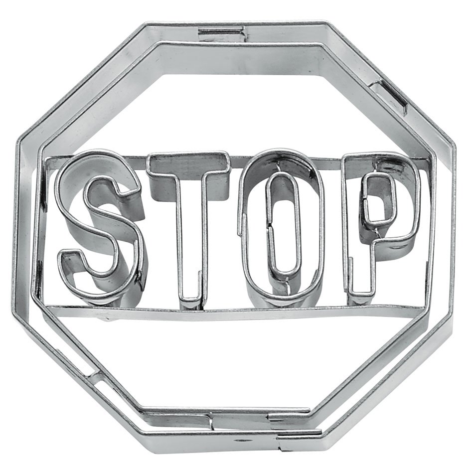 Städter Udstiksform Stop Skilt - BAGEUDSTYR - NiceBuy.dk